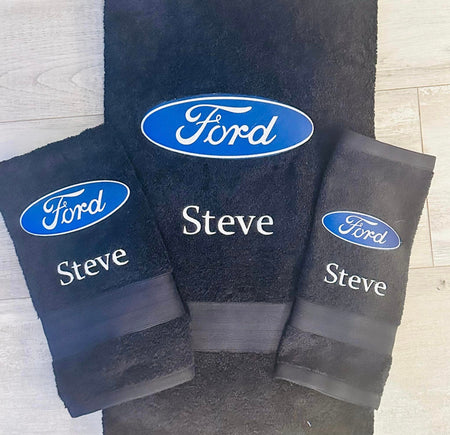 Ford Personalized Towel – Rainbow Skye Designs