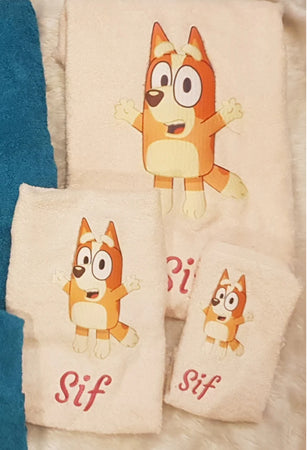 Bingo Personalised towel – Rainbow Skye Designs