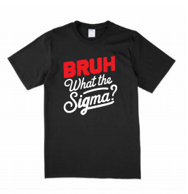 BRUH what the sigma? T-shirt – Rainbow Skye Designs