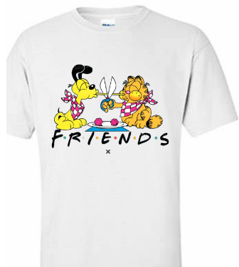 Garfield Friends T-shirt – Rainbow Skye Designs