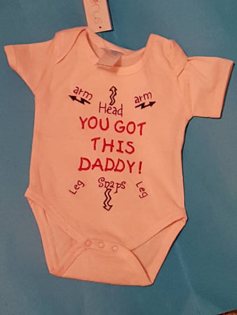 You Got This Daddy Jumpsuit Rainbow Skye Designs