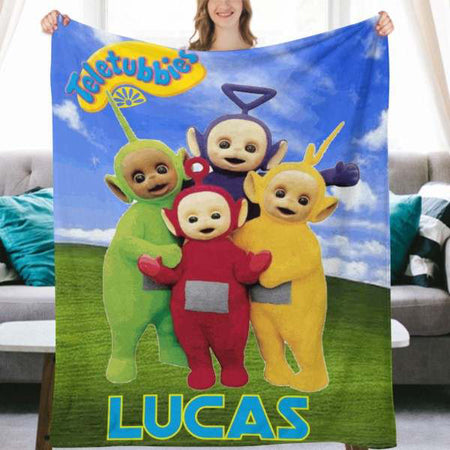 Teletubbies custom Blanket – Rainbow Skye Designs